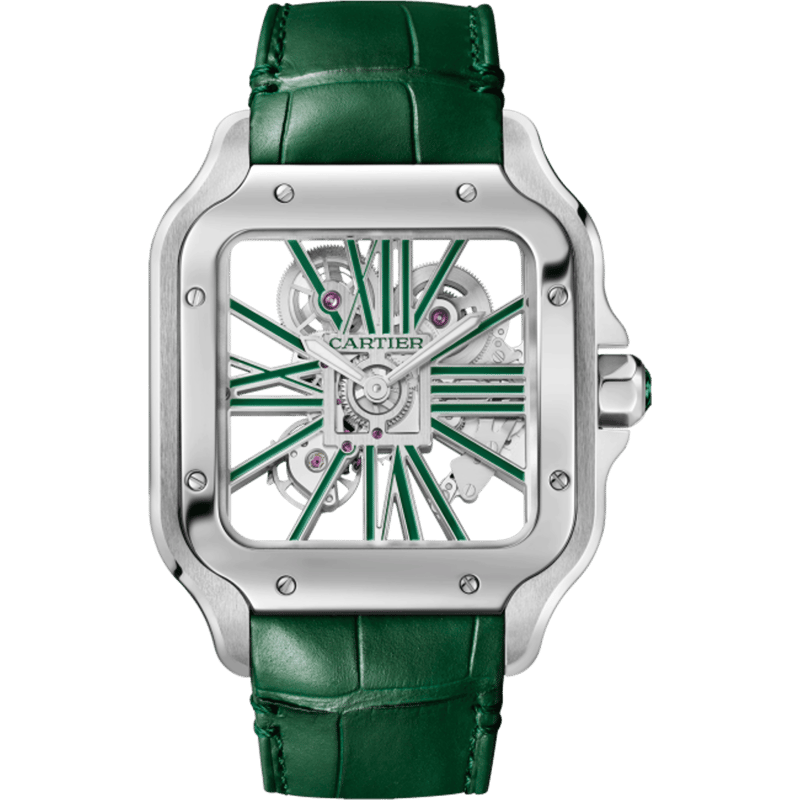 Cartier Santos De Cartier Skeleton WHSA0028 | WatchAnalytics